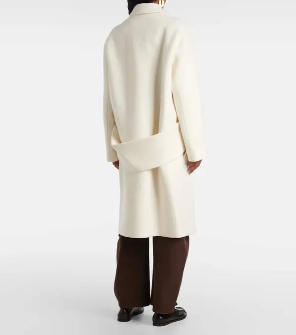 FFORME Jamie Virgin Wool Coat - White