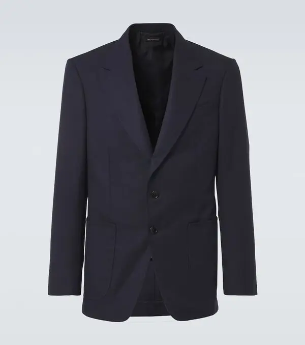 TOM FORD Wool, Mohair, And Silk Suit Jacket