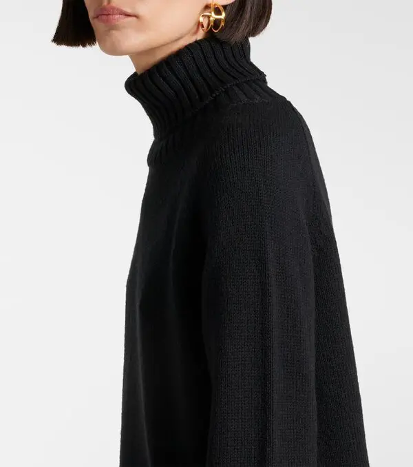 Max Mara Trudy Wool Turtleneck Sweater Dress