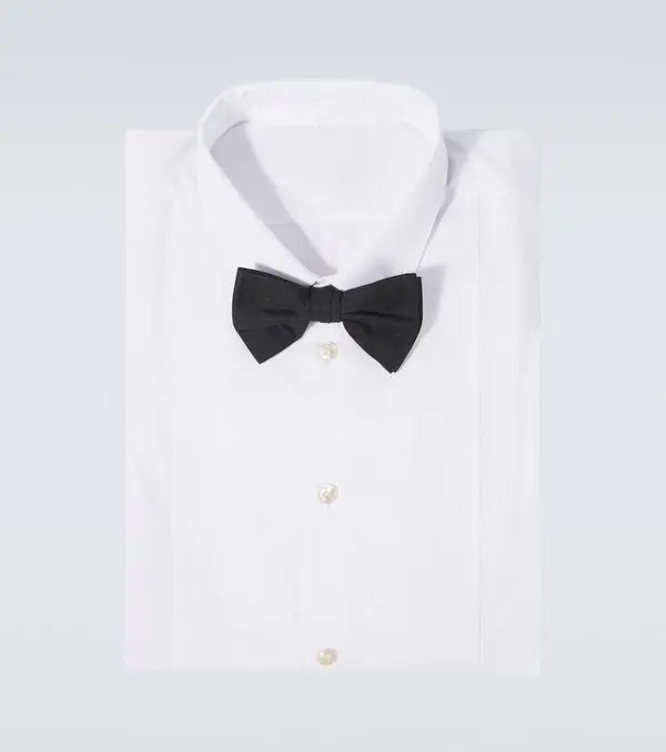Rubinacci Silk Grosgrain Bow Tie
