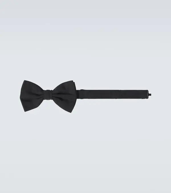 Rubinacci Silk Grosgrain Bow Tie