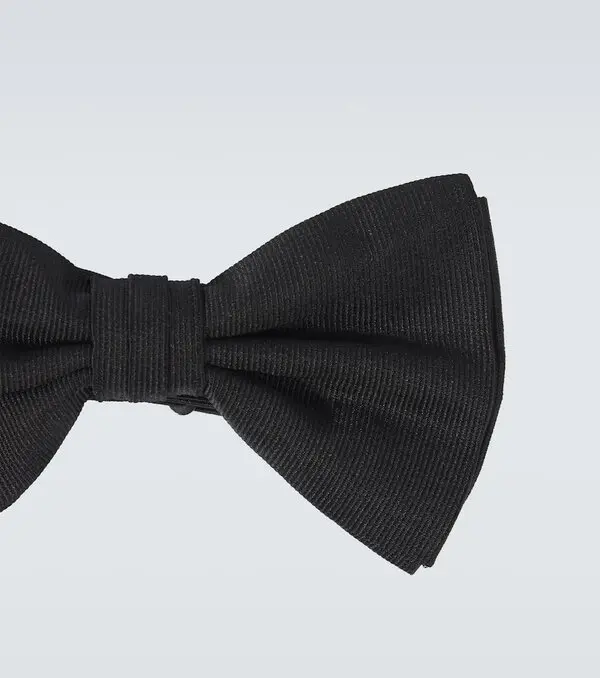 Rubinacci Silk Grosgrain Bow Tie