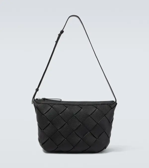 Bottega Veneta Diago Leather Shoulder Bag - Brown
