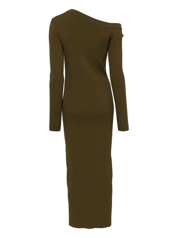 staud green dress STAUD, Albee in Botanical Moss, Size XS The Phare Dress features a draped off Staud Ari Mini Dress -