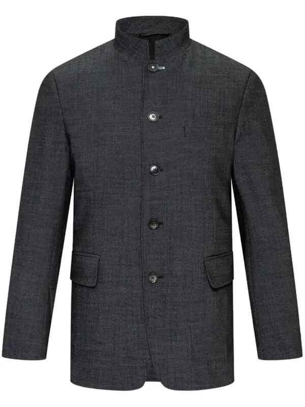 Shanghai Tang Button-down Blazer - Black
