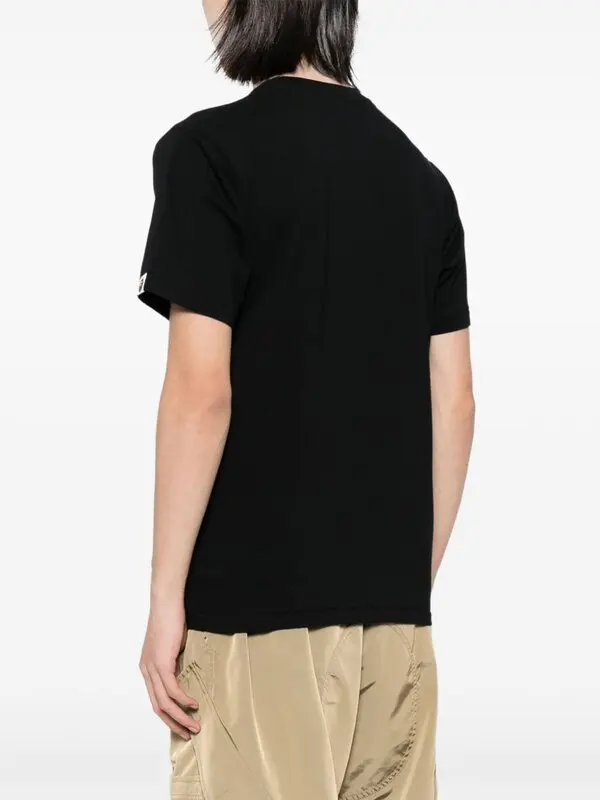 A BATHING APE Logo-printed T-shirt - Black