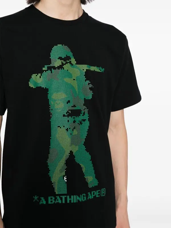 A BATHING APE Logo-printed T-shirt