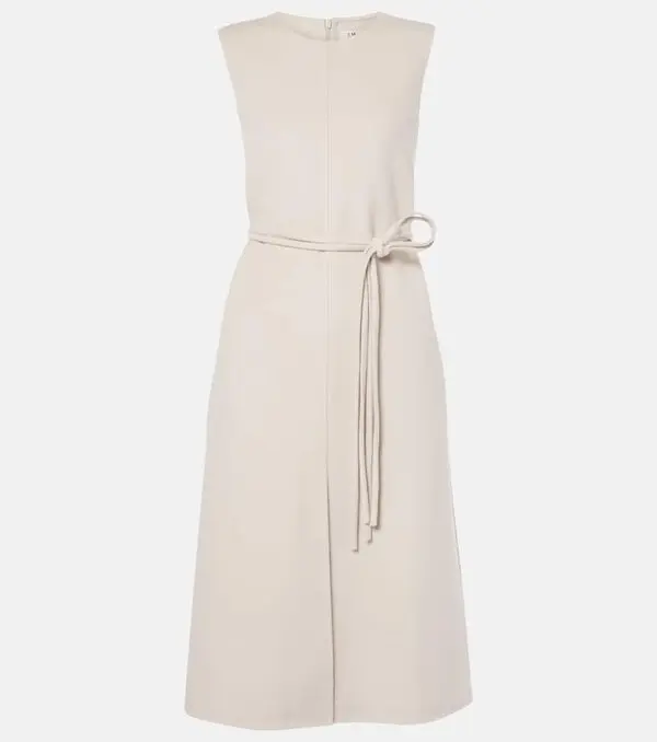 Max Mara Simone Virgin Wool Midi Dress
