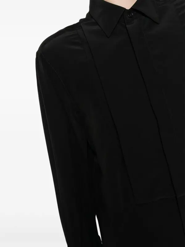 Givenchy Plastron Silk Shirt
