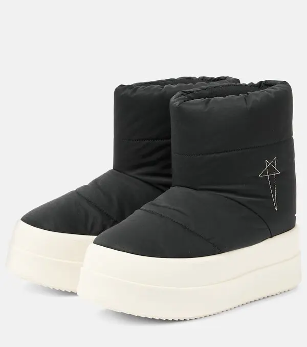 Rick Owens Mega Bumper Lunar Boots - Black