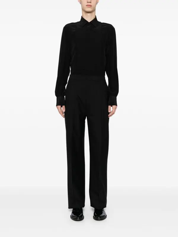 Givenchy Lurex Stripes Tailored Trousers - Black