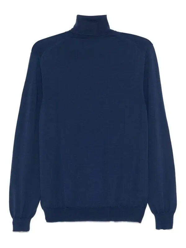 ZANONE Roll-neck Sweater - Blue