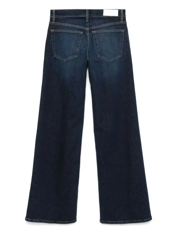 RE/DONE Mid-rise Wide-leg Jeans - Blue