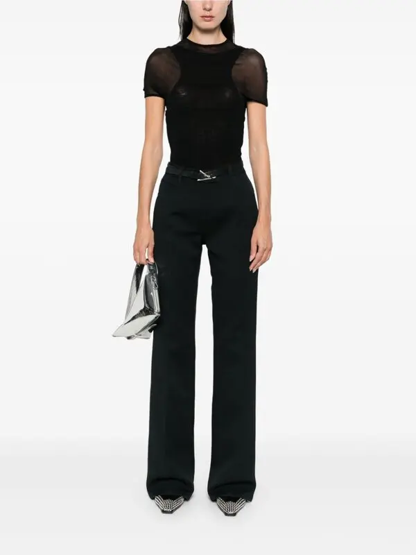 COURREGES Signature 70's Trousers - Black