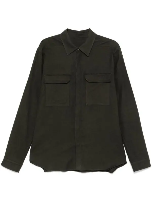 Rick Owens Work Shirt - Green