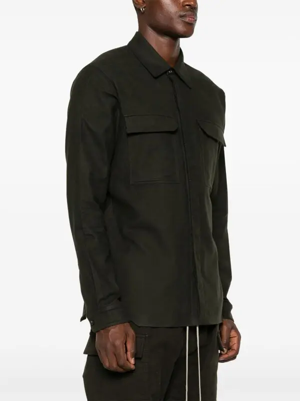 Rick Owens Work Shirt - Green