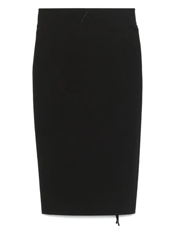 THOM KROM Zip-up Midi Skirt