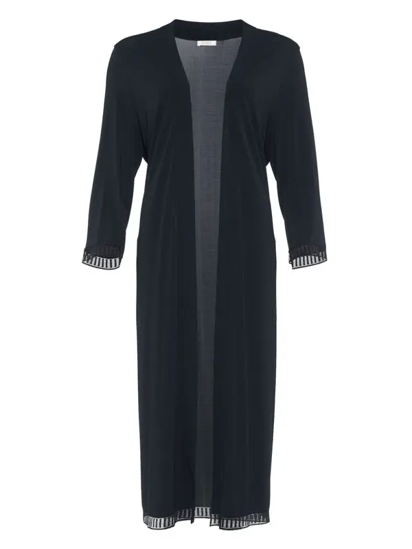 ERES Violette Lace Trim Robe - Blue