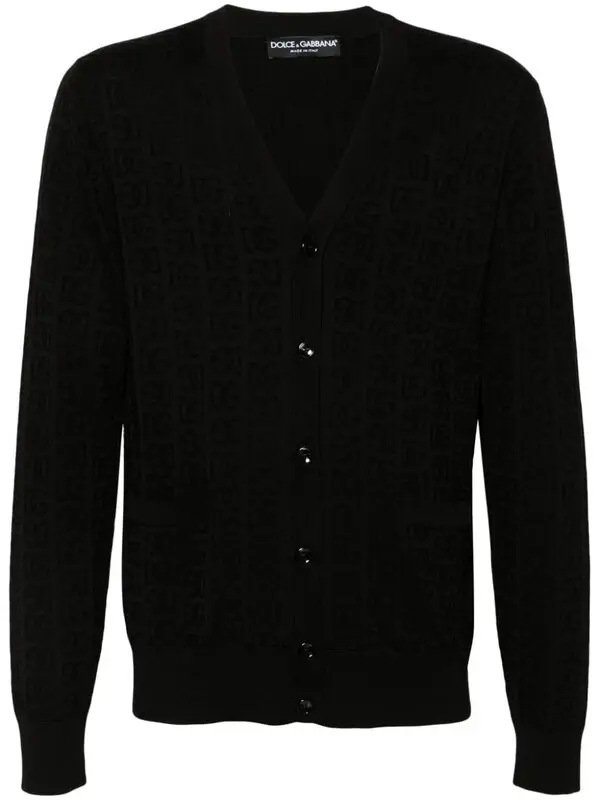 Dolce & Gabbana Monogram-jacquard Cardigan