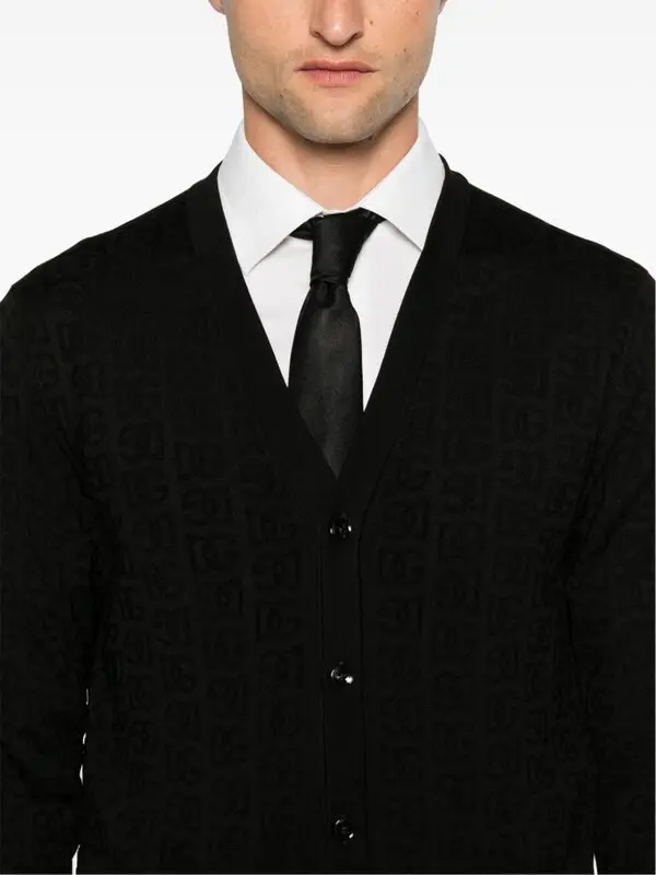 Dolce & Gabbana Monogram-jacquard Cardigan