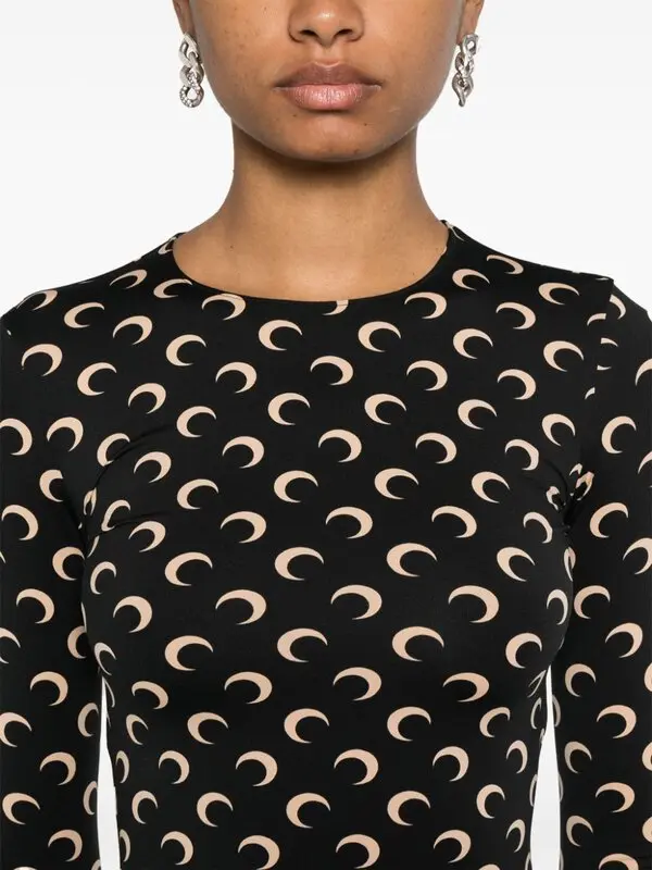 MARINE SERRE Moon-print T-shirt