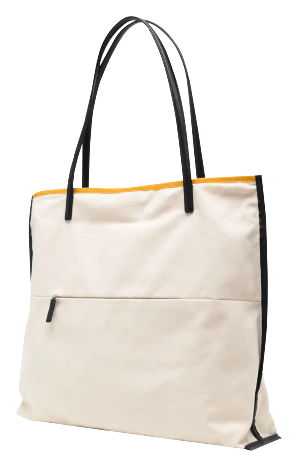 AGNÈS B. Logo-lettering Canvas Tote Bag