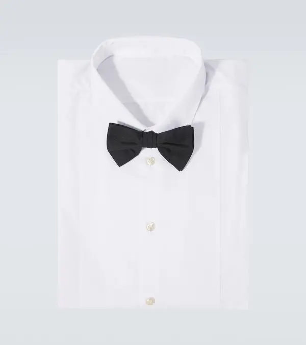 Rubinacci Silk Grosgrain Bow Tie