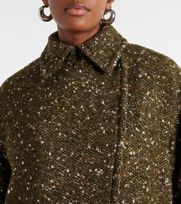 MARANT ETOILE Horia Wool-blend Wrap Coat