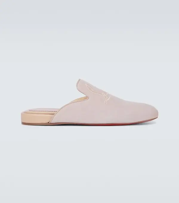 CHRISTIAN LOUBOUTIN Coolito Flat Mules - Beige