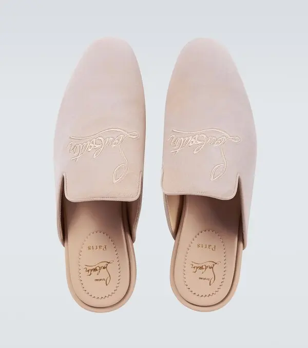 CHRISTIAN LOUBOUTIN Coolito Flat Mules - Beige