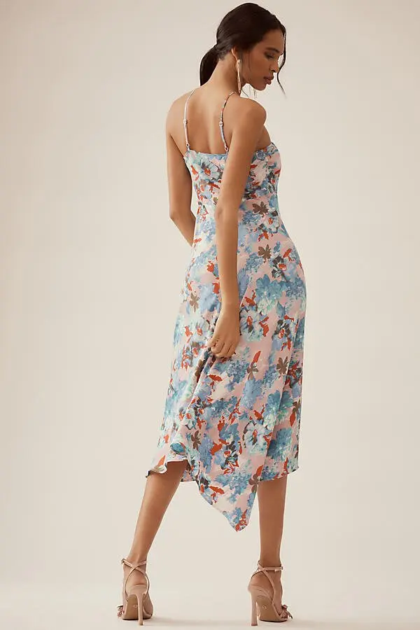 slim fit dress slacks Anthropologie Pilcro Sleeveless Halter Swing Midi Dress – Luxy Thrift main image 1