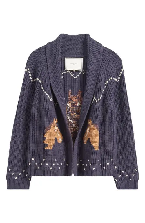 The Great. The Horse Lodge Cotton Blend Cardigan
