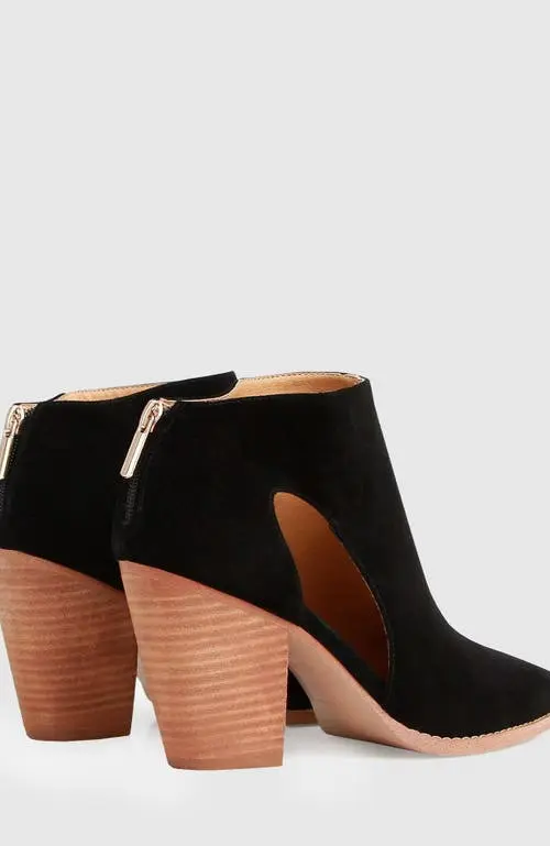 BELLE & BLOOM Midnight Special Suede Ankle Boots - Black