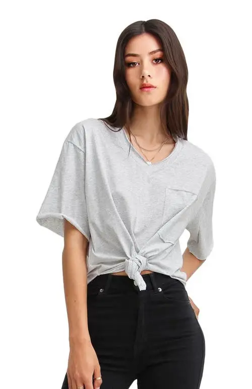 BELLE & BLOOM Brave Soul Oversized T-shirt - Grey