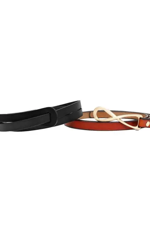 BELLE & BLOOM London Mood Leather Tie Belt - Brown