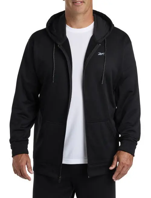REEBOK Performance Zip-front Hoodie - Black