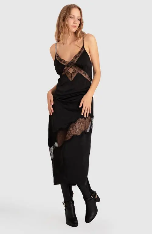 BELLE & BLOOM Heavenly Bodies Lace Slip Dress