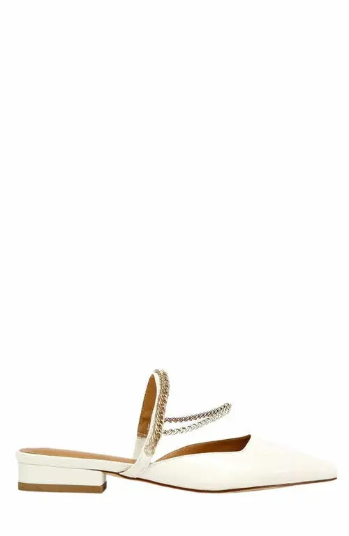 BELLE & BLOOM On The Go Leather Flat - Cream