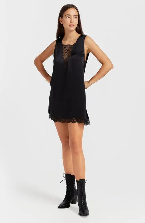 BELLE & BLOOM After Party Lace Mini Dress