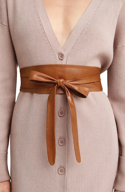BELLE & BLOOM Odyssey Leather Wrap Belt