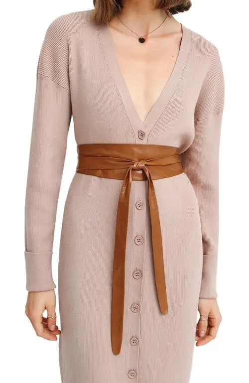 BELLE & BLOOM Odyssey Leather Wrap Belt