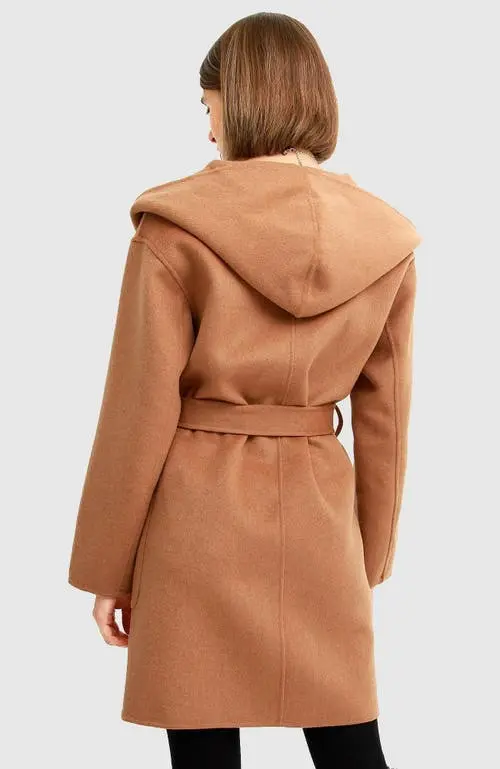 BELLE & BLOOM Robe Coat - Camel