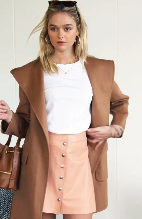 BELLE & BLOOM Robe Coat - Camel