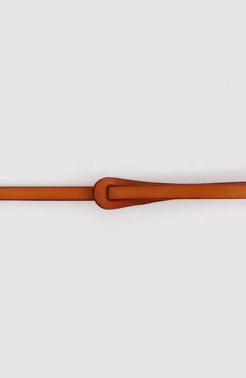 BELLE & BLOOM Tie The Knot Leather Belt - Brown