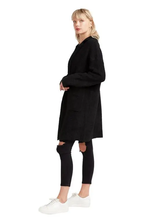 BELLE & BLOOM Days Go Sustainable Blazer Cardigan - Black