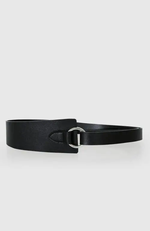 BELLE & BLOOM The Divide Leather Belt - Black