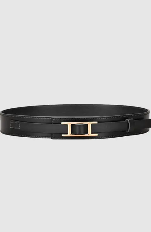 BELLE & BLOOM Just A Crush Leather Belt - Black