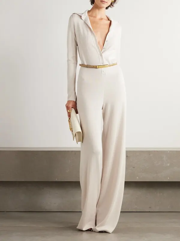 TOM FORD Cashmere And Silk-blend Jumpsuit