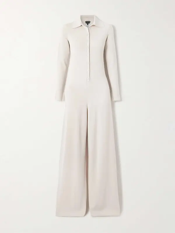 TOM FORD Cashmere And Silk-blend Jumpsuit