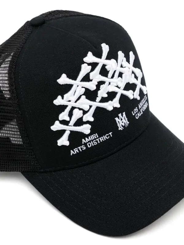 Amiri Bones Stacked Trucker Hat
